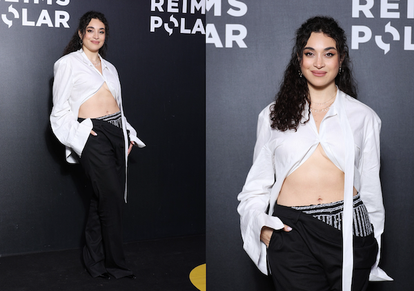 Camélia Jordana casse les codes du boudoir chic avec le style « boyfriend underwear