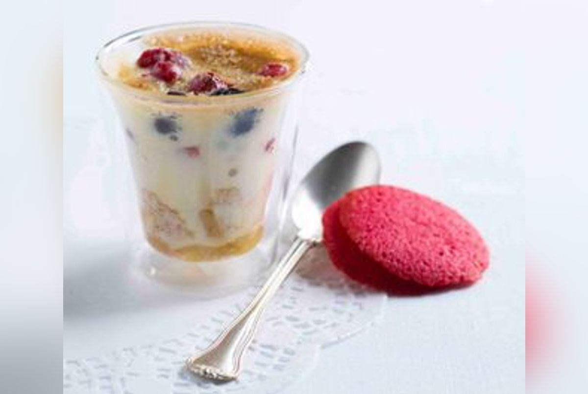 Fruits rouges gratinés au sabayon