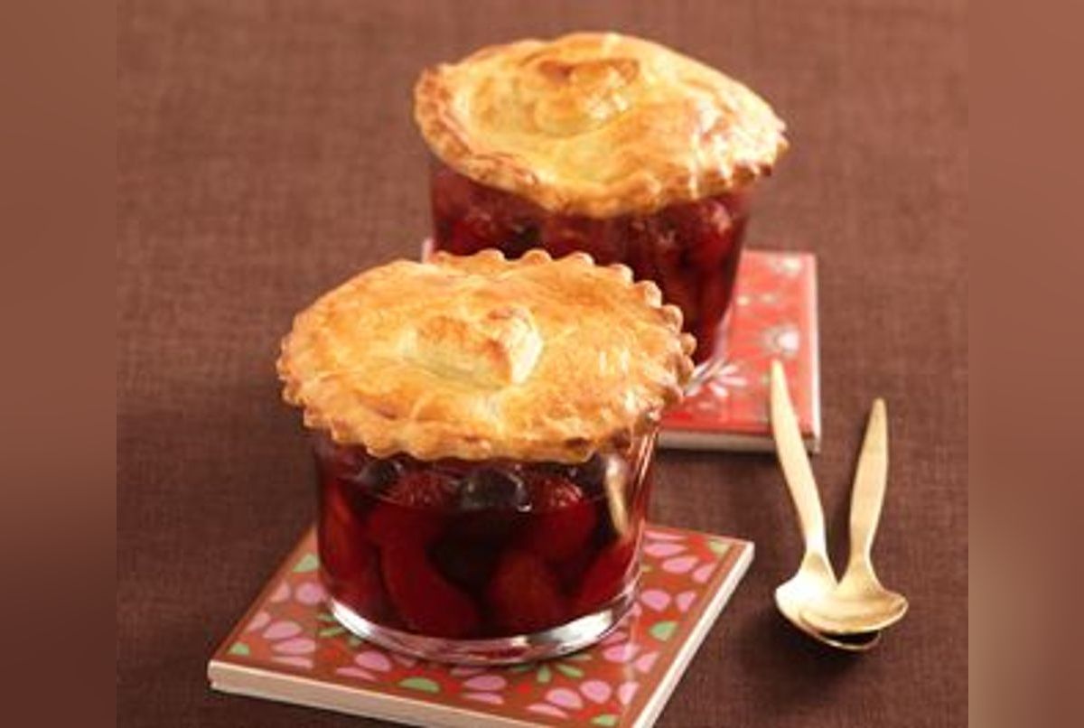 Tourte aux fruits rouges