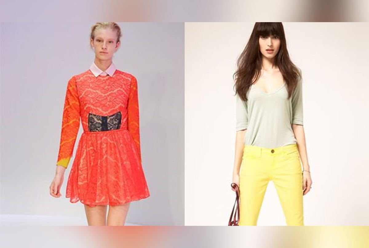 Tendance fluo : mode d'emploi été 2012