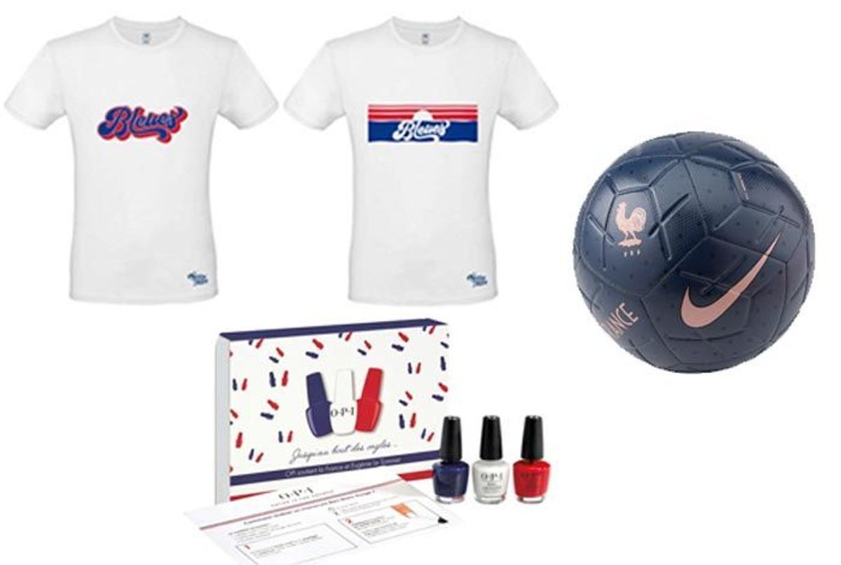 Coupe du Monde de football féminine : 10 produits pour soutenir les Bleues