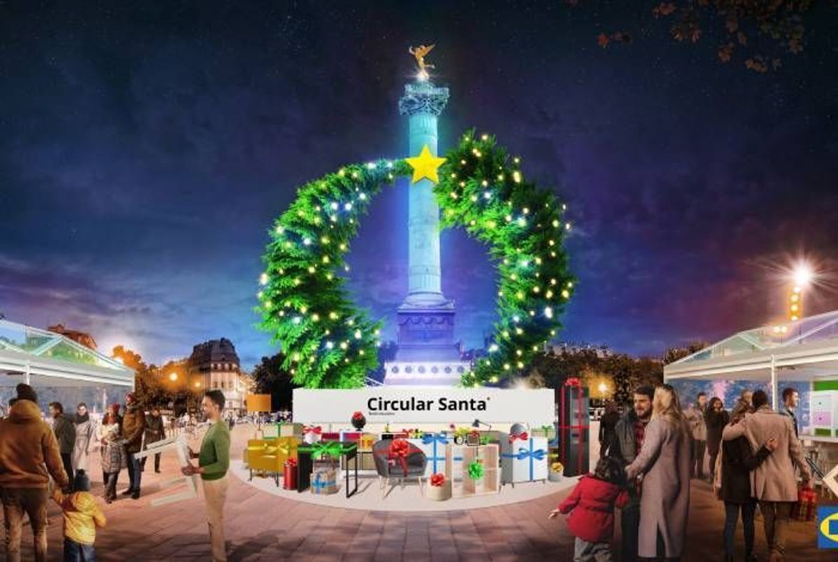 Avec Circular Santa, IKEA organise son premier marché de Noël ...