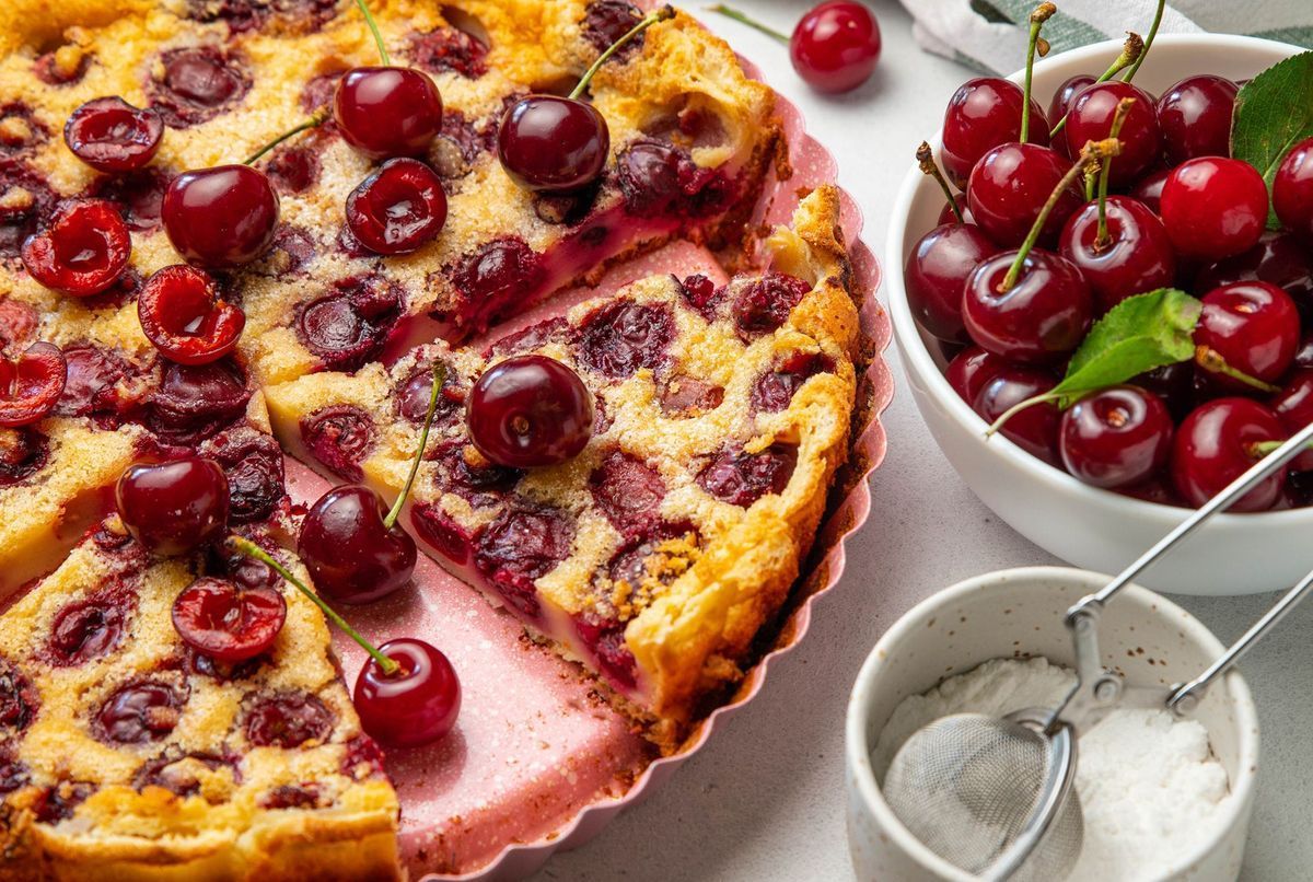 Clafoutis aux cerises : la méthode du verre pour réaliser sans balance ce savoureux dessert de ...