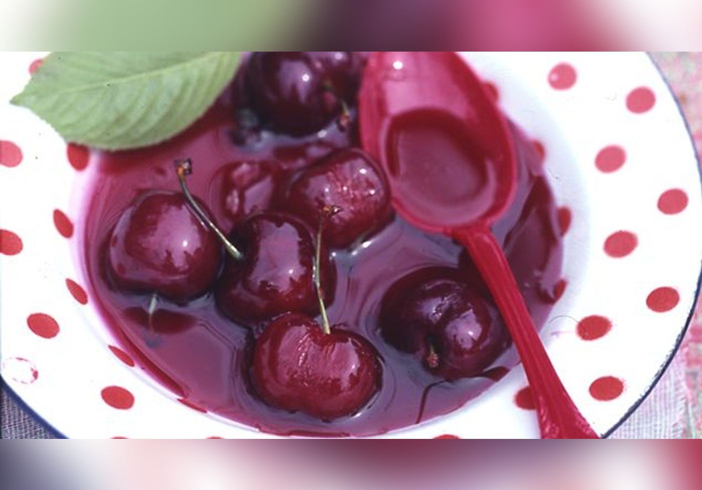 Cuisiner avec des cerises