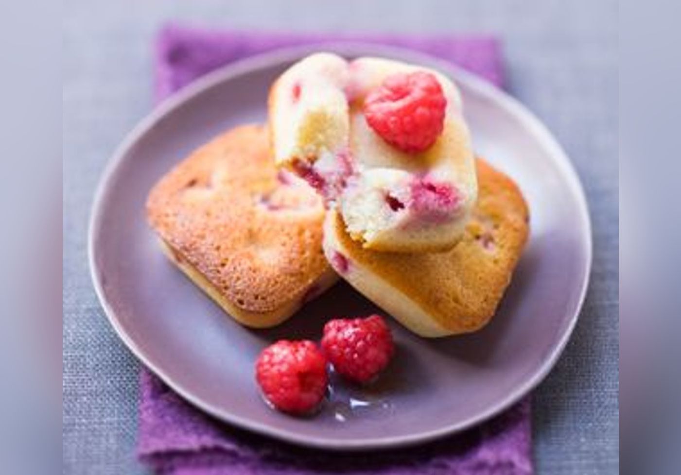 Financiers framboises