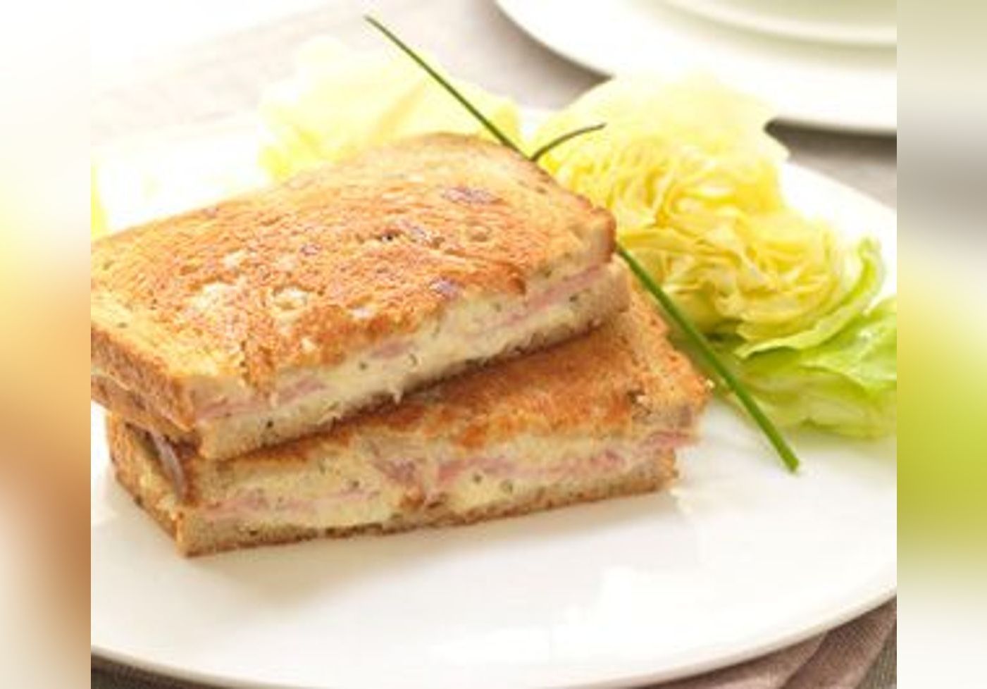 Croque-monsieur céréales emmental et boursin