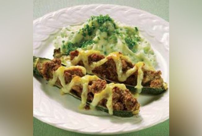 Courgettes farcies à la provençale