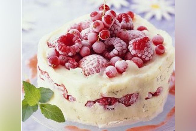 Vacherin glacé aux fruits rouges - Recette de vacherin maison : Version ...