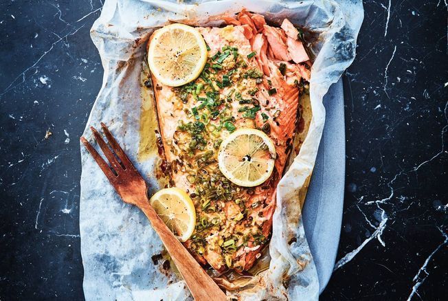 Papillotes De Saumon Aux Saveurs Dasie